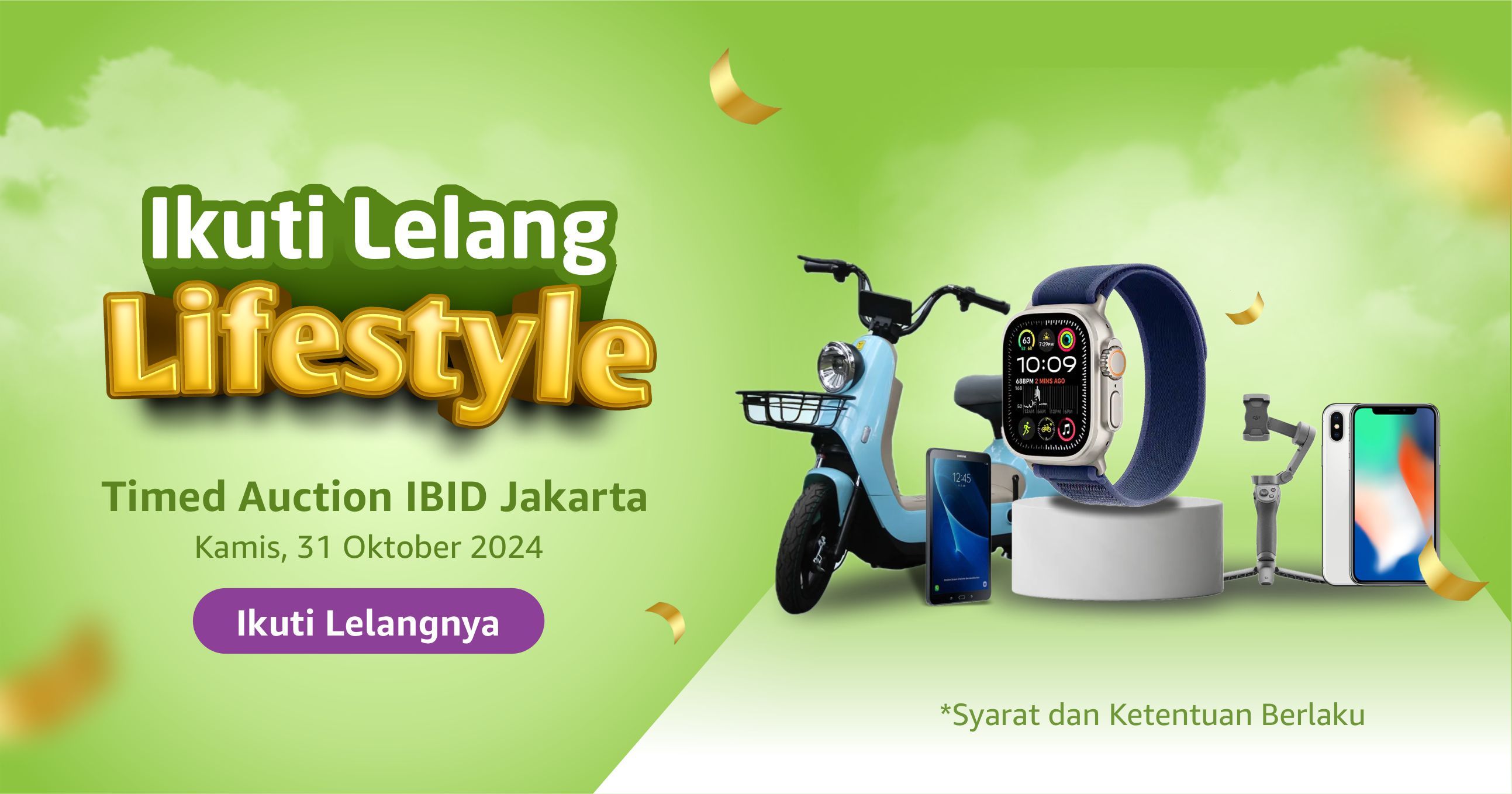 Produk Apple Mulai Rp2 Juta? Hanya di Lelang Lifestyle IBID